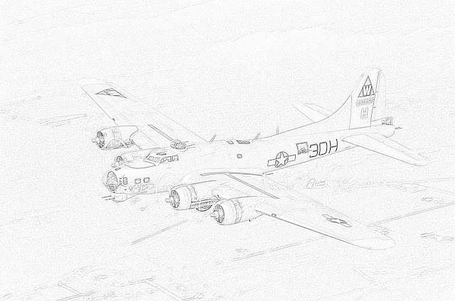 B 17 Bomber Coloring Pages Coloring Pages