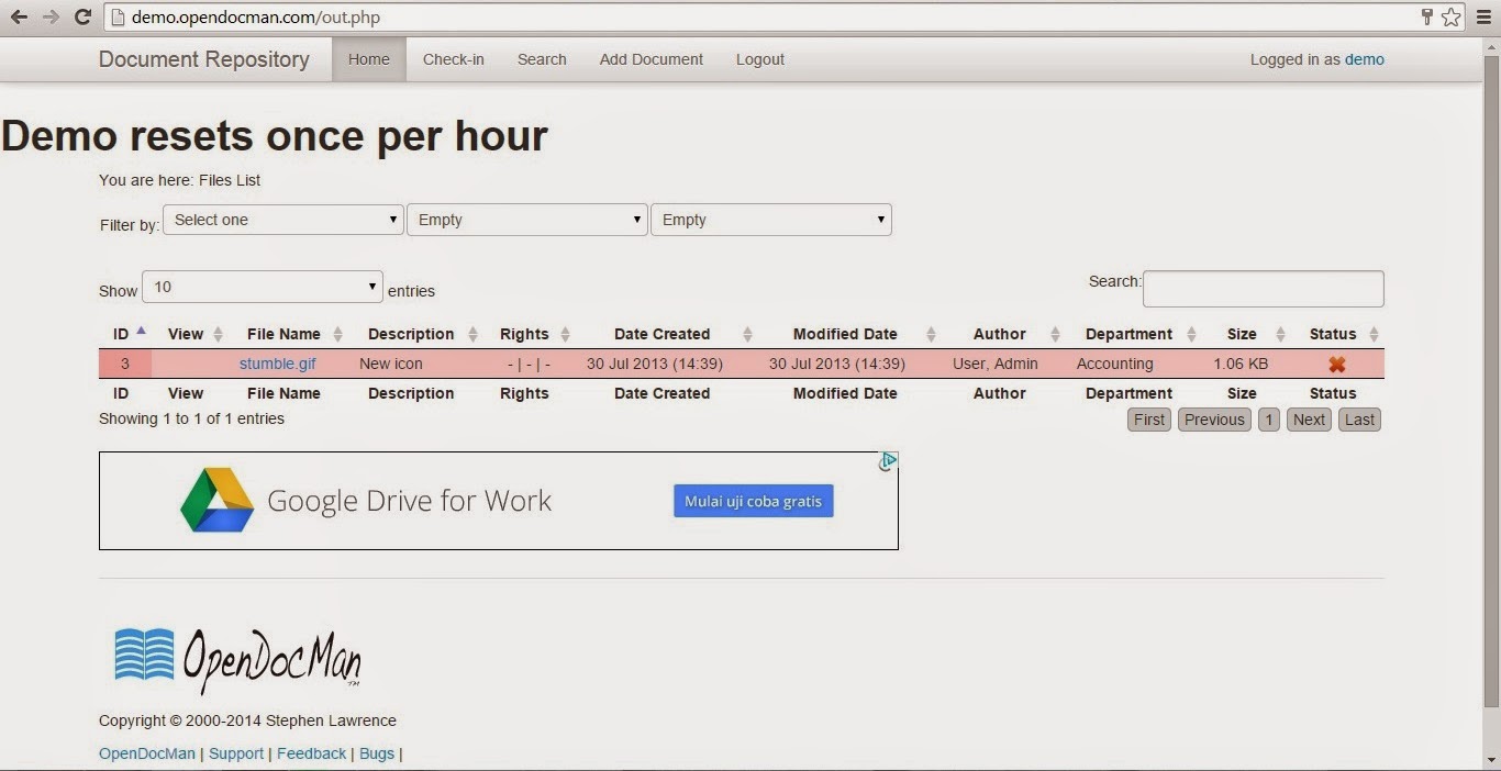 Mengenal Software Pengarsipan OpenDocMan - Nasirullah Sitam