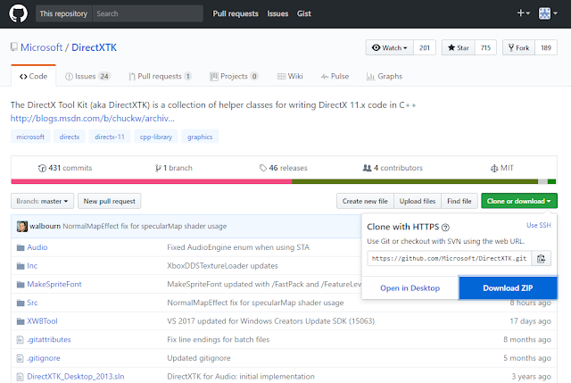 ゲームプログラミング初心者講座: 【C++】 DirectX11 - DirectXTKの導入