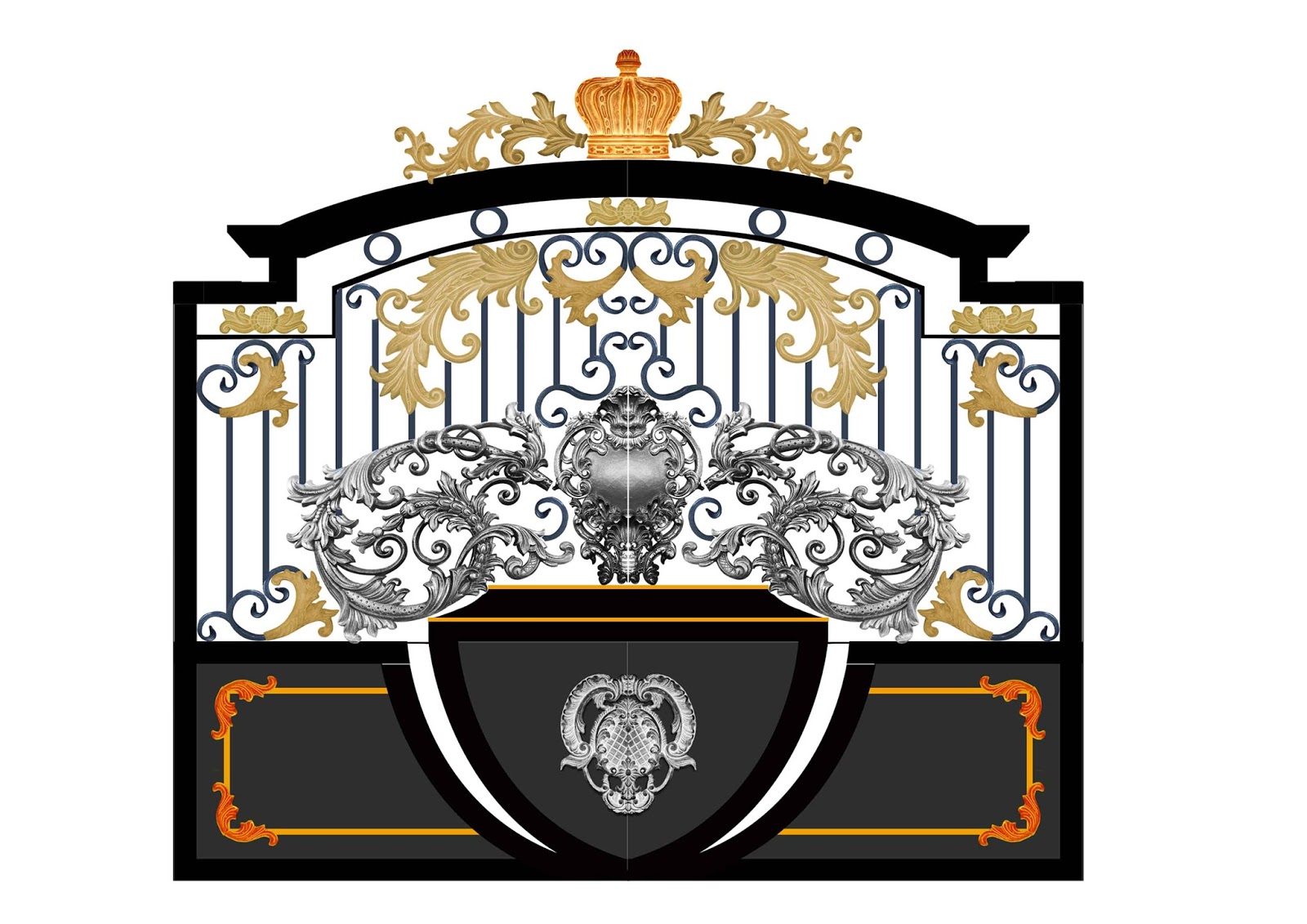 PAGAR KLASIK,BESI TEMPA