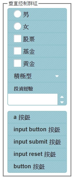 小狐狸事務所 Jquery Ui 學習筆記 十三 控制群組 Controlgroup
