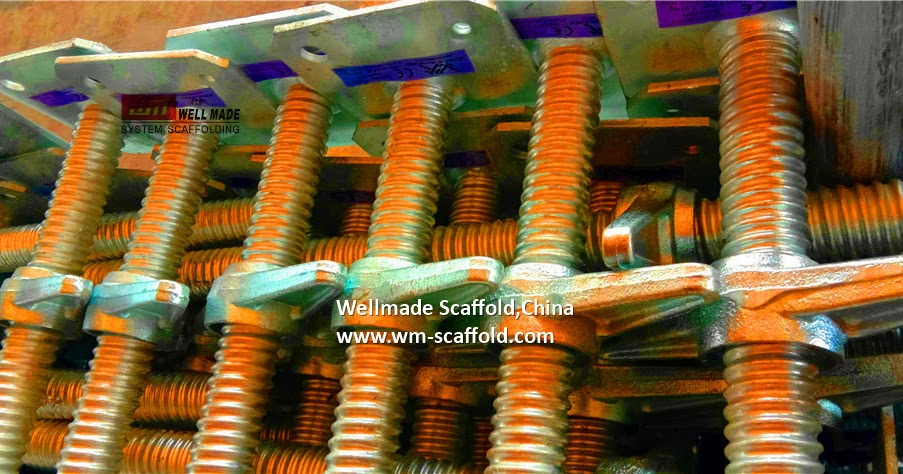 CE Mark Construction Scaffold Jack Base - Layher Allround Round ...