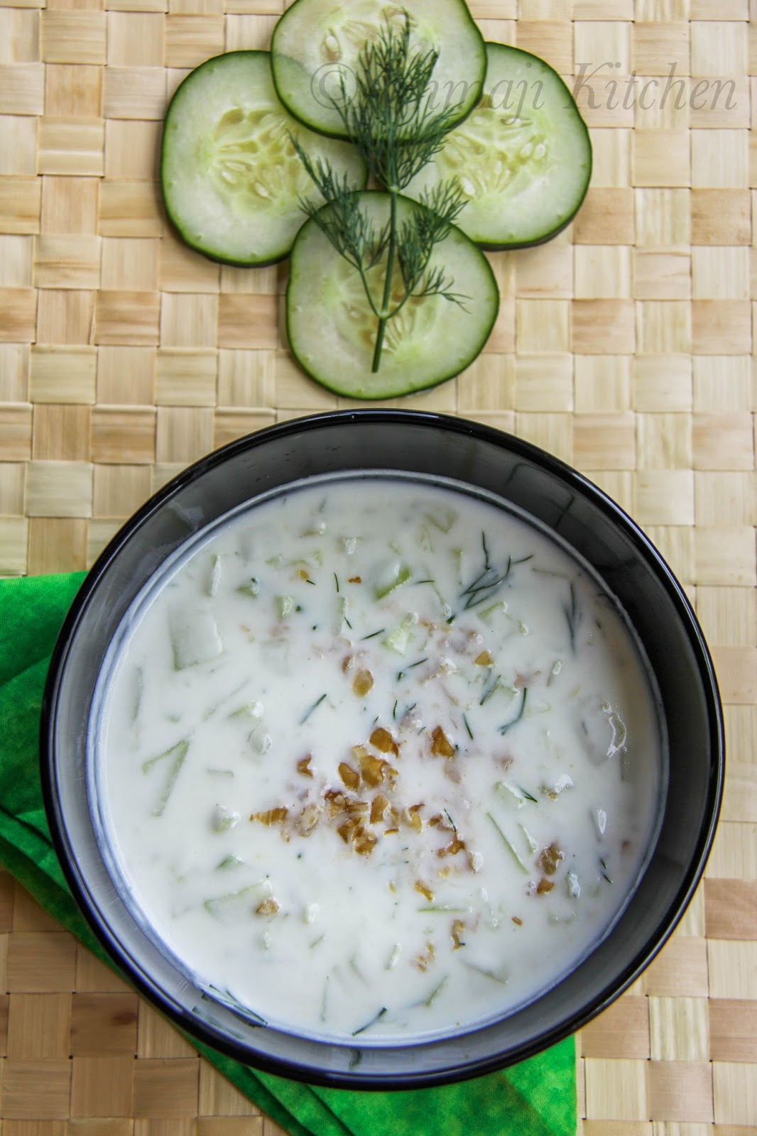 Tarator | Bulgarian Cold Yogurt Soup | Indian Food Recipes | Ammaji Kitchen