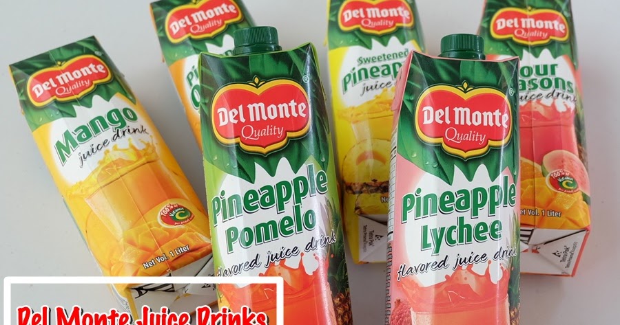Del Monte Juice Drinks New Summer Flavors | Dear Kitty Kittie Kath- Top ...