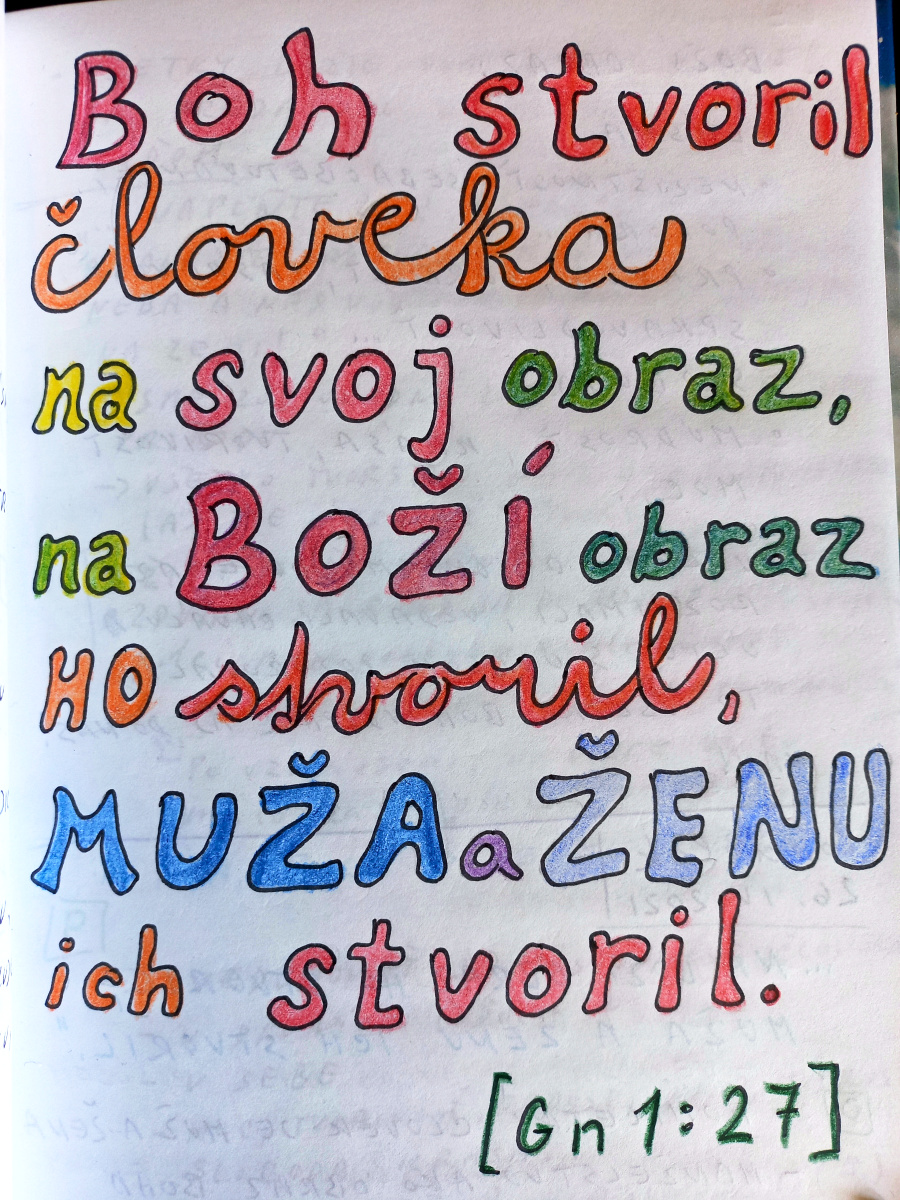 Letitia svetu: Vďačná chvíľka: Boh stvoril človeka...