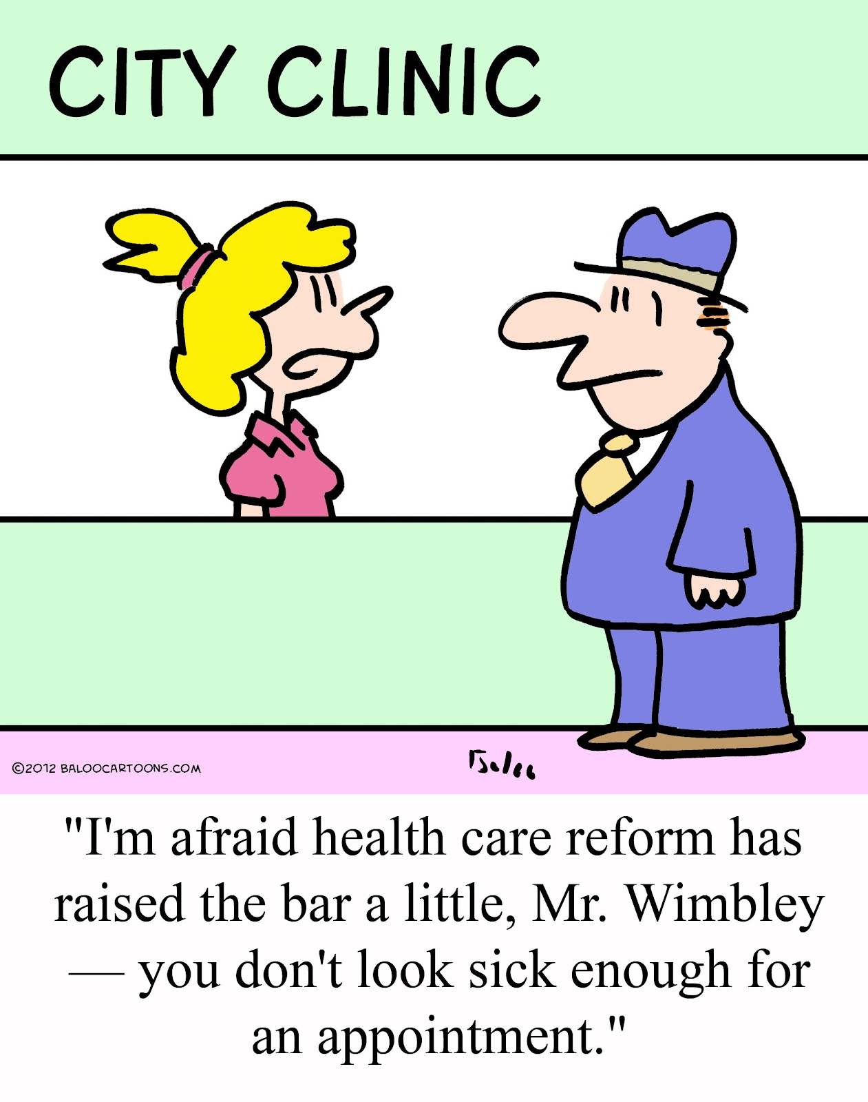 BALOO'S CARTOON BLOG: Health care cartoon