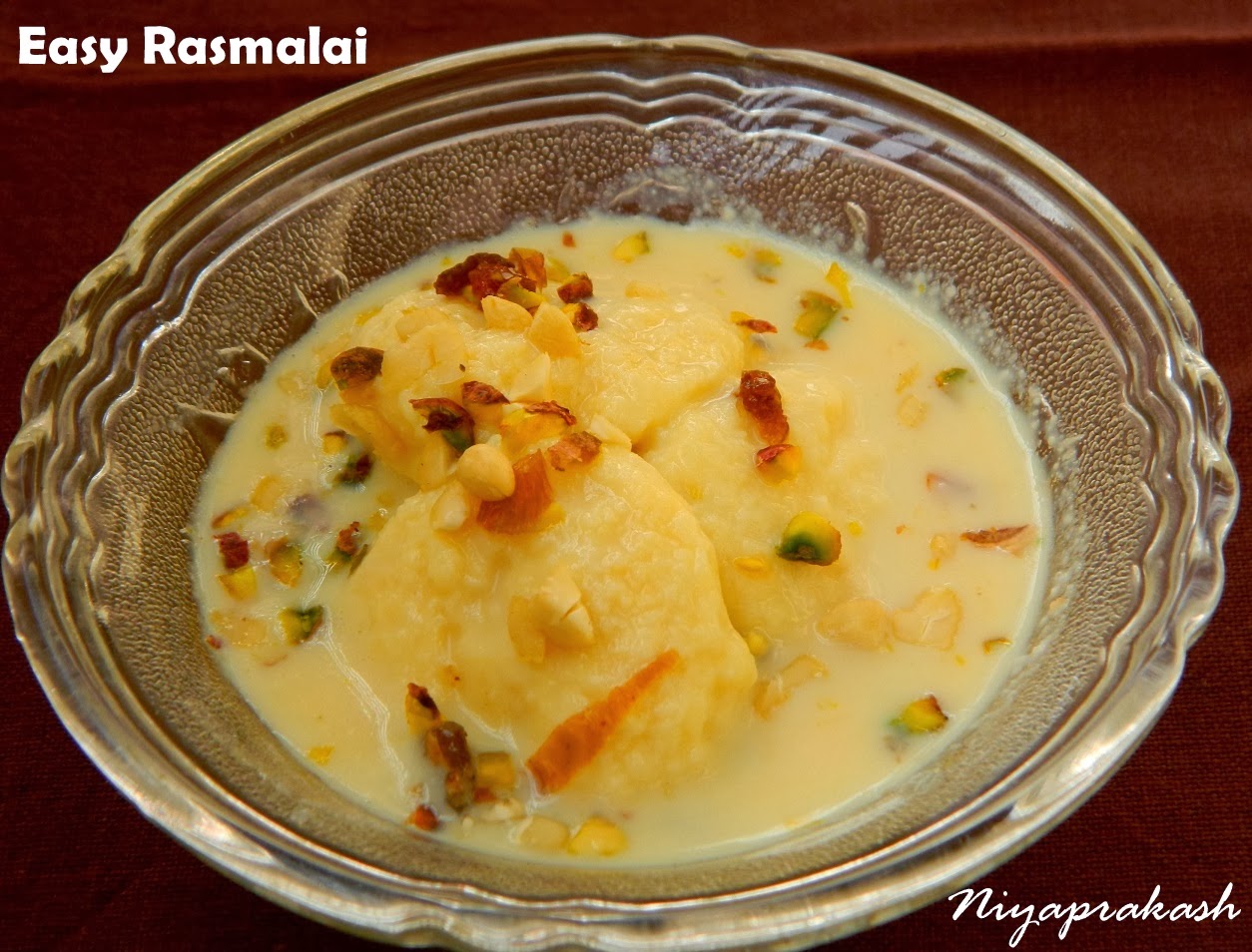 Niya's World: Easy Rasmalai