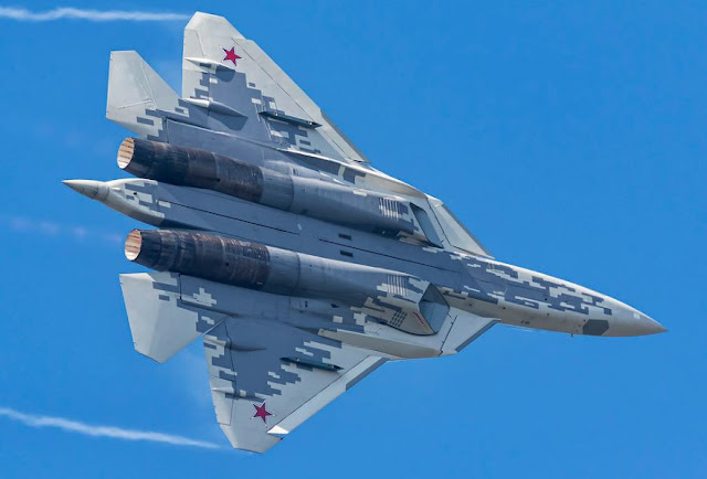 Military and Commercial Technology: Two-seat Su-57 fighter jet to be ...