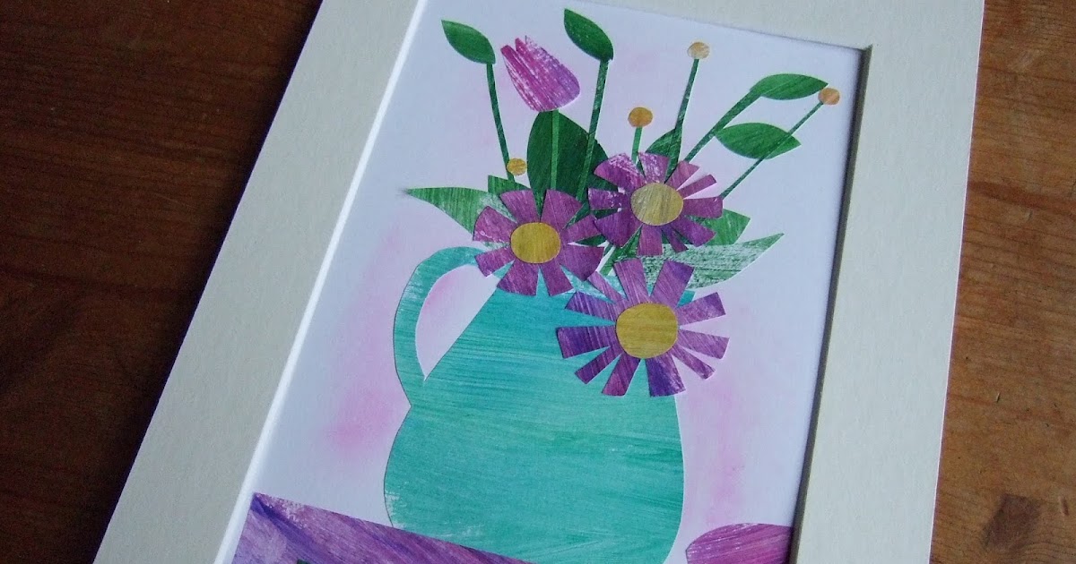 Linden Grove: Paper Jug of Flowers