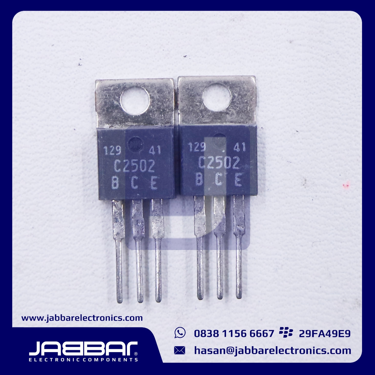 JUAL TRANSISTOR C2502 TO-220 ~ Jual Komponen Elektronika