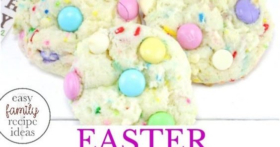 These Spring Funfetti Cake Cookies for Easter are soft and delicious ...