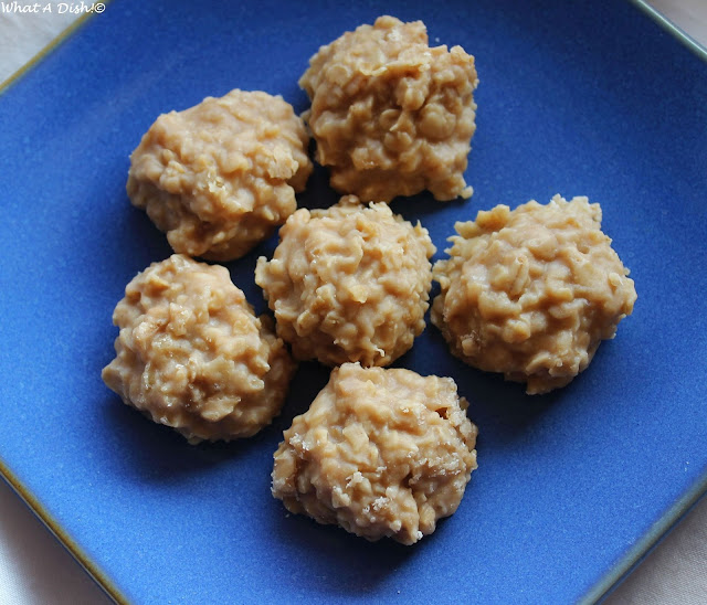 What A Dish!: White Hazelnut Spread No-Bake Cookies