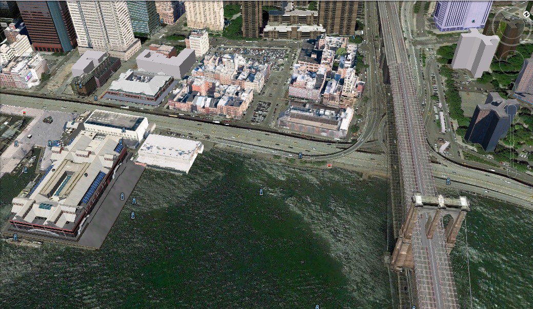 Flooding potential from Hurricane Sandy Frankenstorm: Manhattan