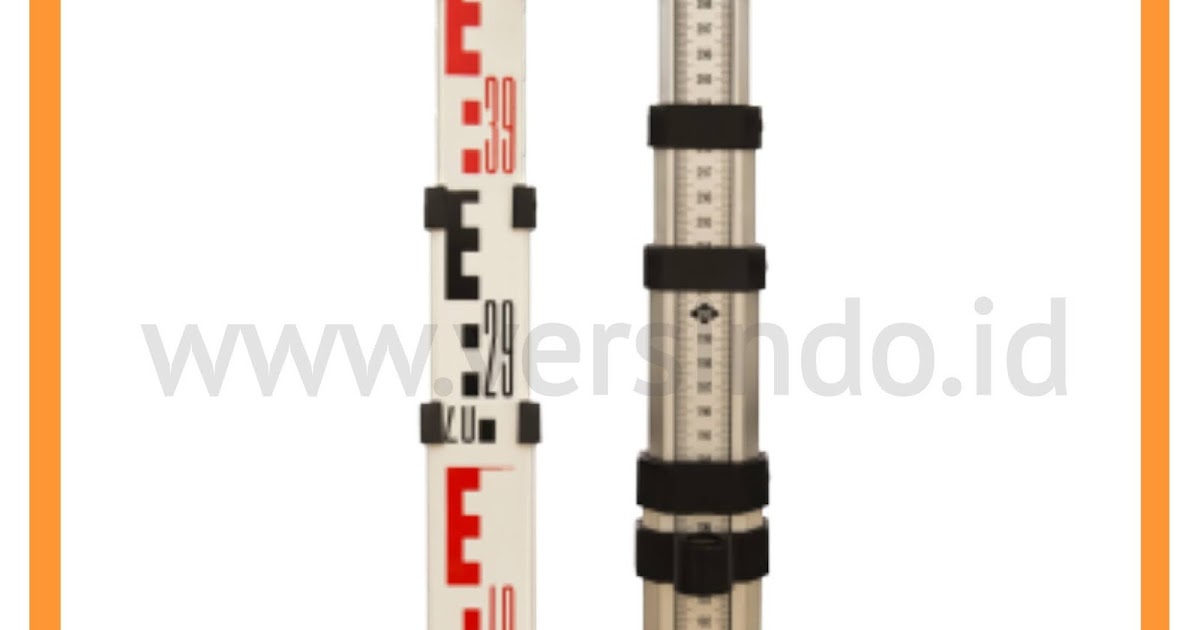 Jual Rambu Ukur/ Bak Ukur Survey 4 Meter Harga Murah