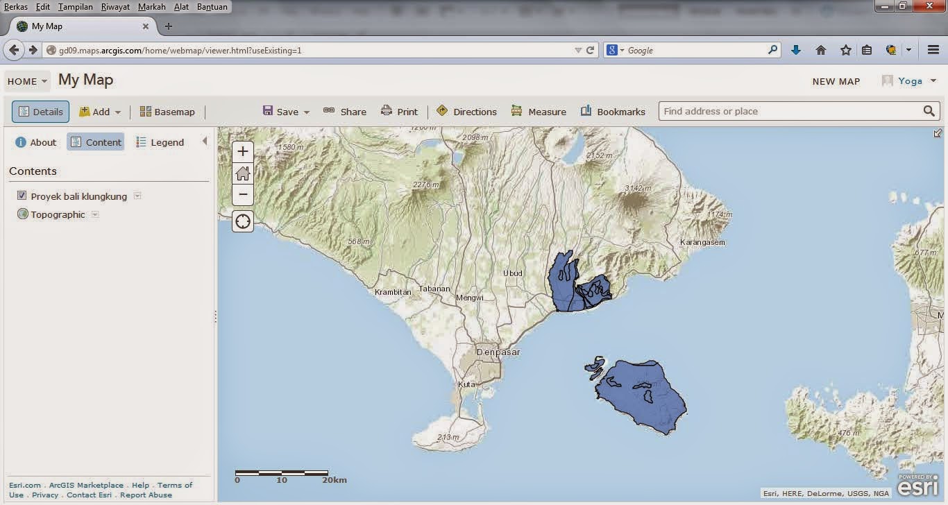Membuka Shapefile (shp) dengan ArcGIS Online ~ Air Itu Mengalir