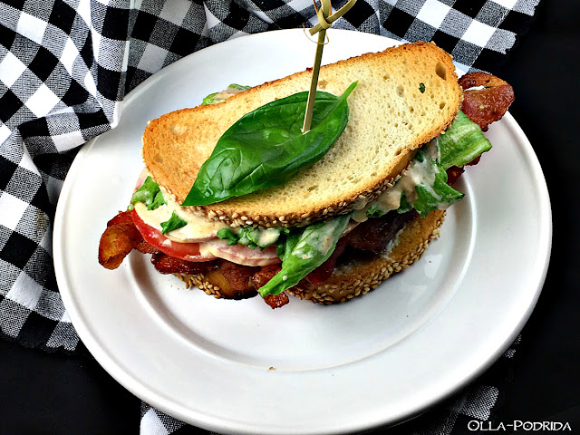 Olla-Podrida: BLT with Creole Mayonnaise