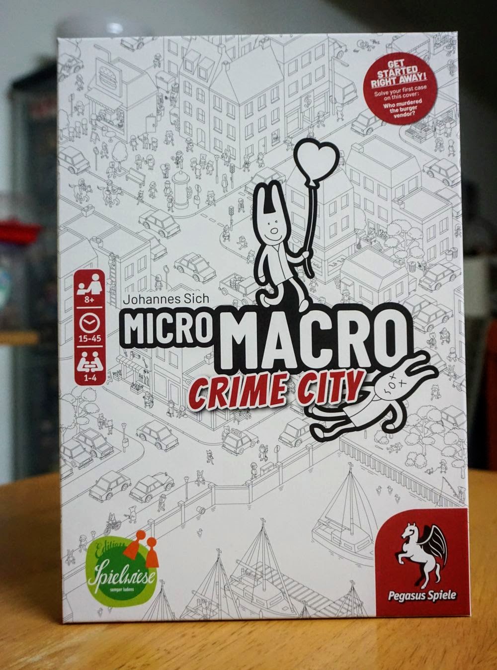 Hiew's Boardgame Blog: MicroMacro: Crime City