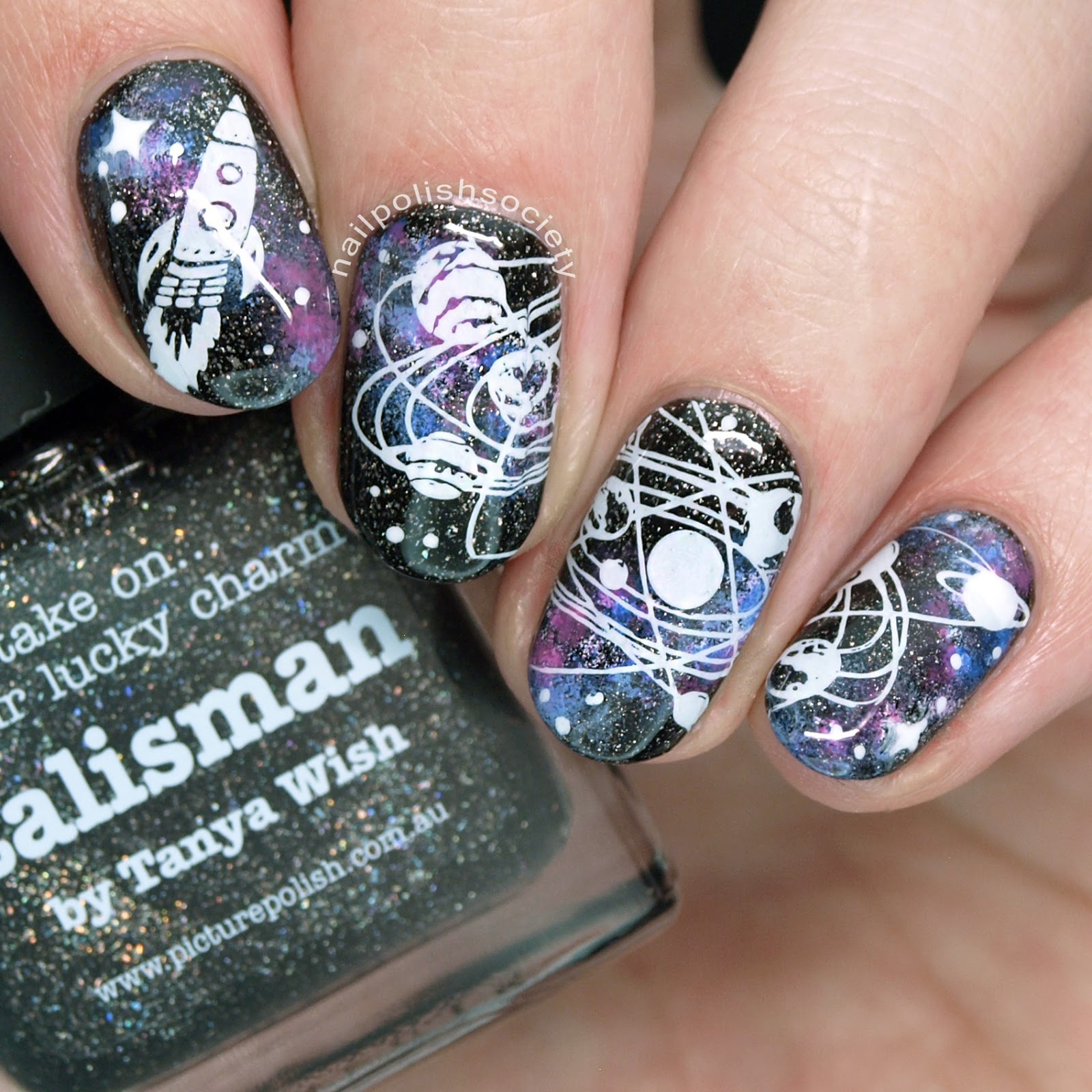 Nail Polish Society: Hehe Stamping Plates Review- The Science Collection