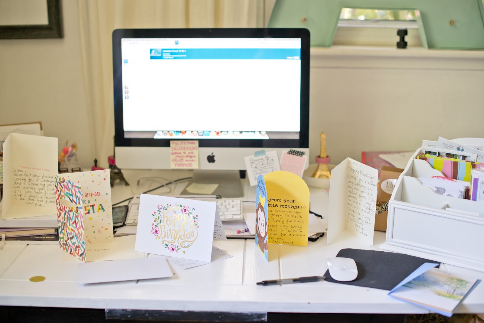 Domestic Fashionista: Birthday Card Station