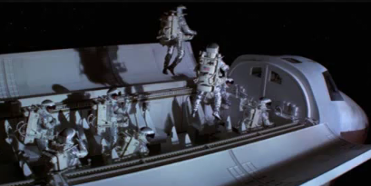 Say Hello Spaceman: Moonraker (1979) Space battle