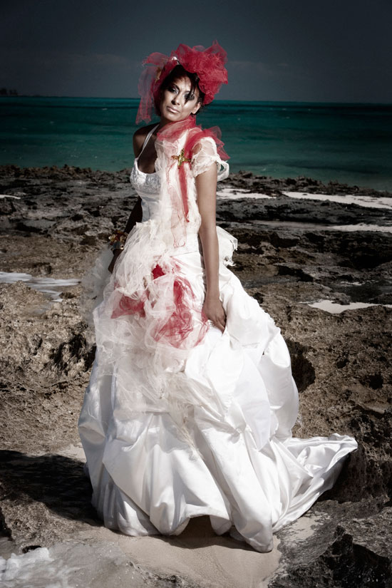 CNTM Cycle 3 3rd Episode : Castaway Brides in Bahamas Beach Photo Shoot ...