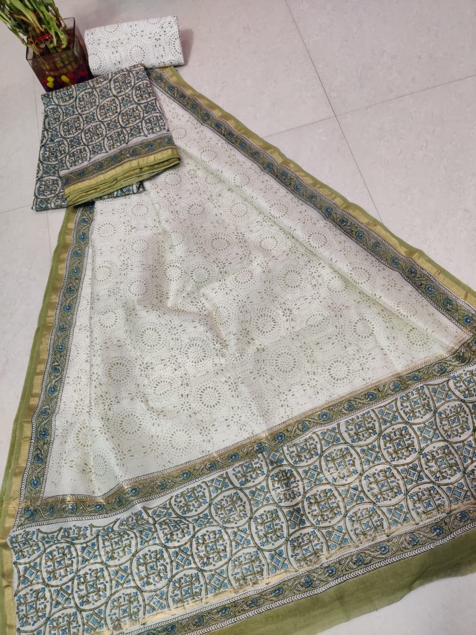 Chanderi dress materials