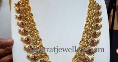 Uncut Mango Long Chain - Jewellery Designs