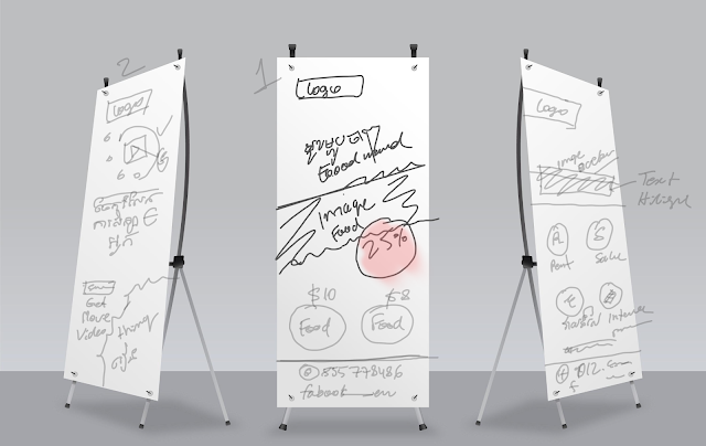 របៀបរចនា I Stand or X Stand សម្រាប់ប្រើប្រាស់តាមហាង ឬក្រុមហ៊ុន | How to ...