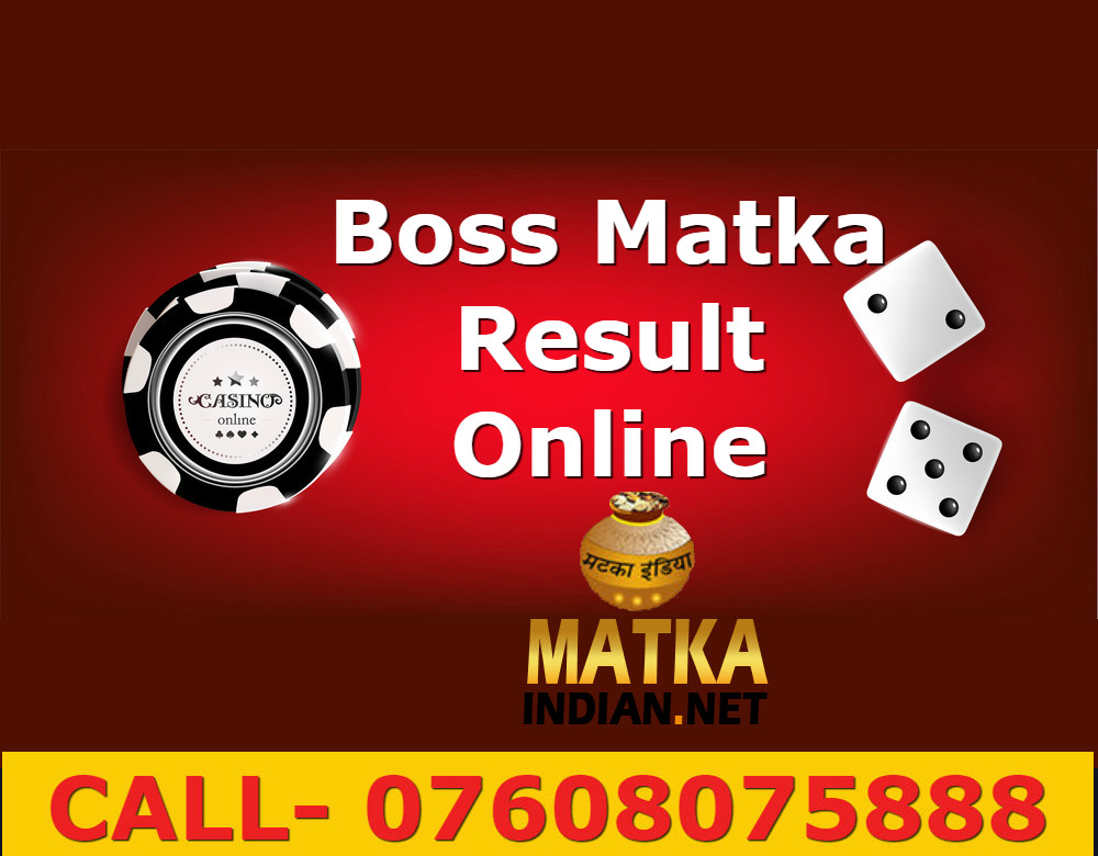 All about Boss Matka gambling game