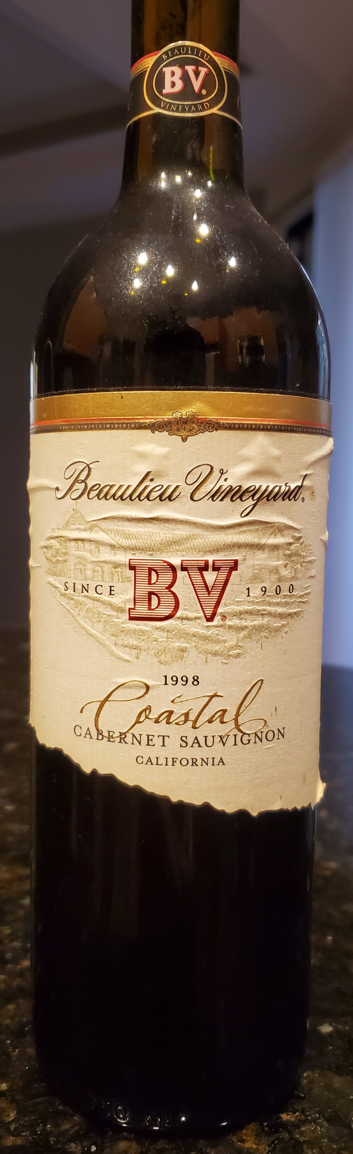 Wine Reviews For The Average Wine lover: The Desert Wine Guy - 1998 BV ...