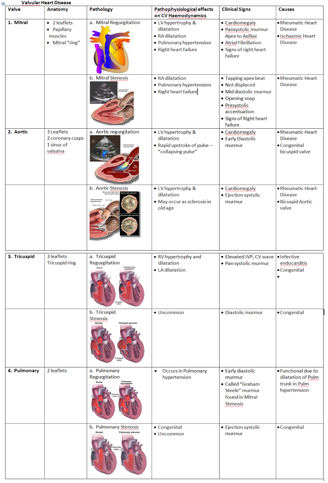 Medical Concept maps : Cardiovasular System