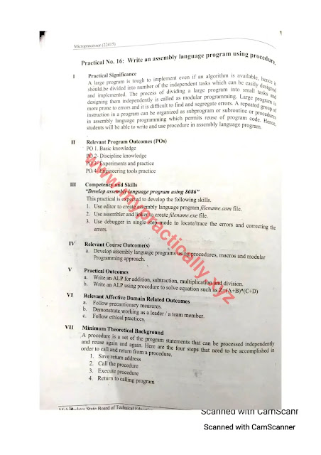 22415 Microprocessor Lab Manual Answers MSBTE Solution