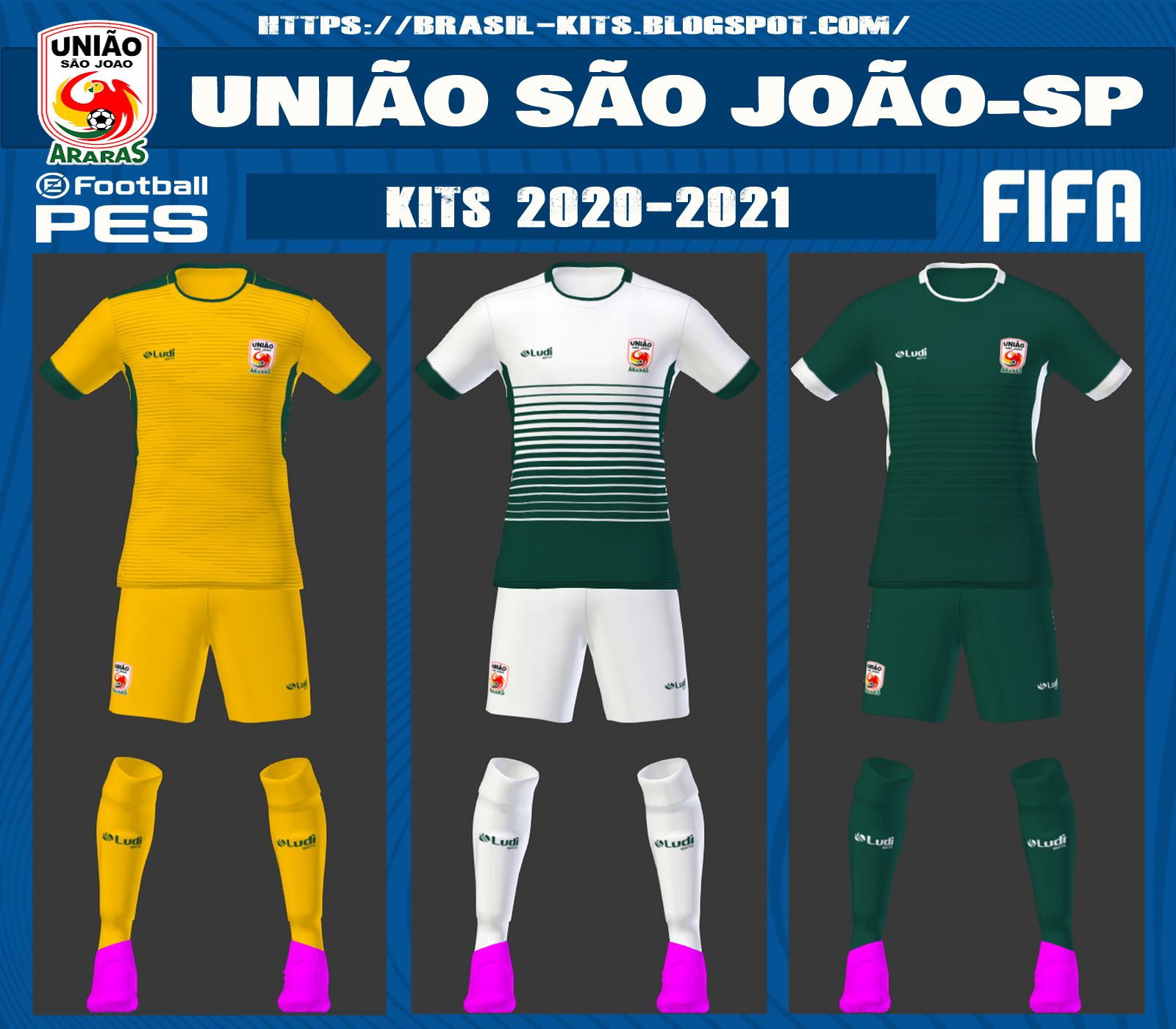 UNIÃO SÃO JOÃO DE ARARAS-SP KITS 2020-2021
