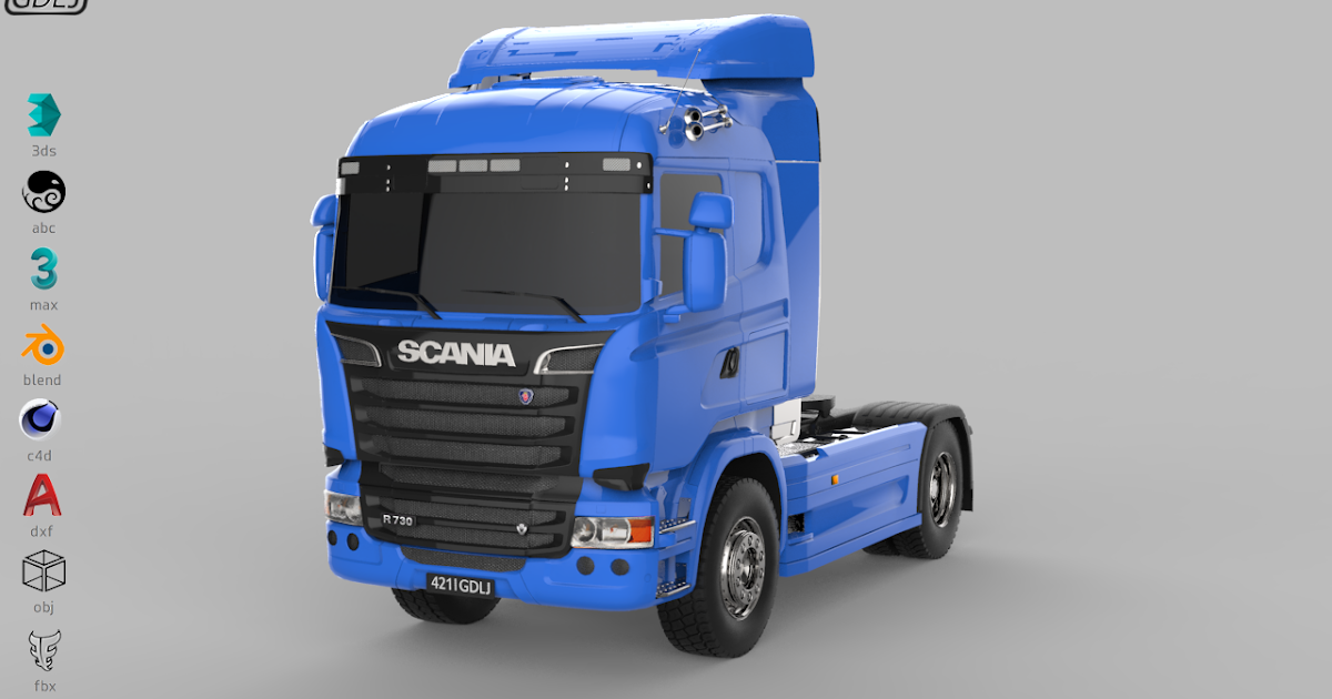 Scania R730 V8 Blue | Layth Jawad