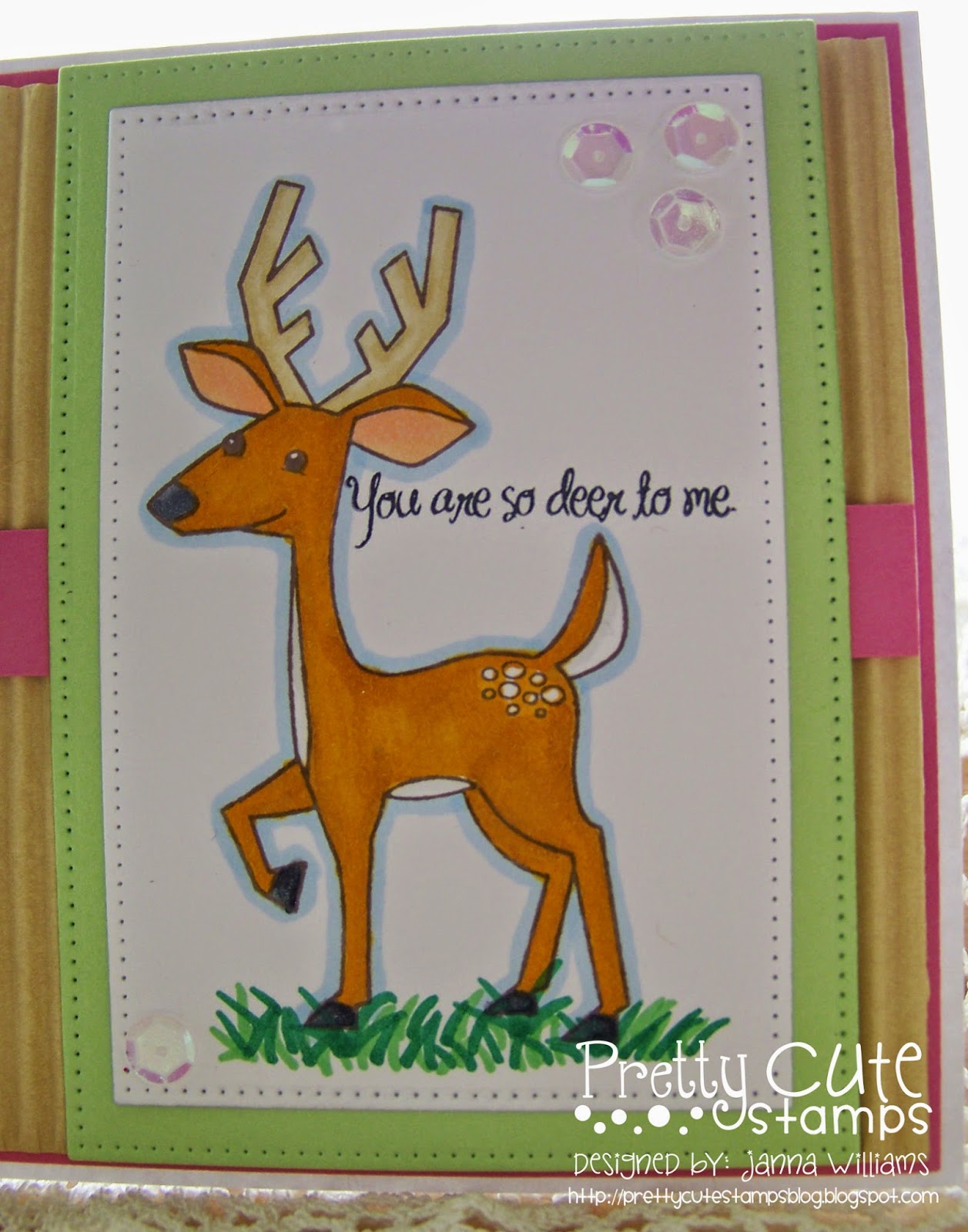Pretty Cute Stamps Blog: Deer One