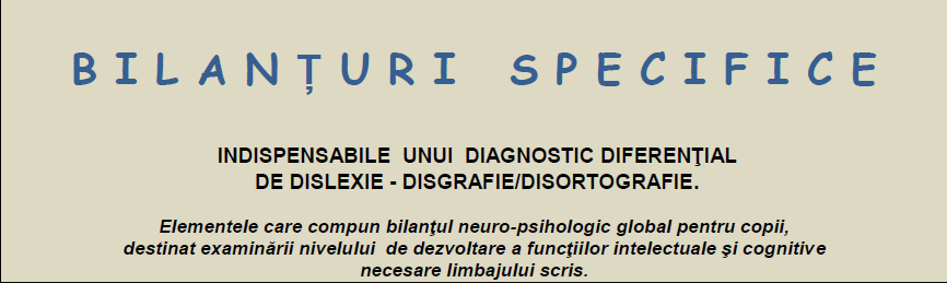 TSI(tulburari specifice de invatare) Asociatia Oradea pentru Copii ...