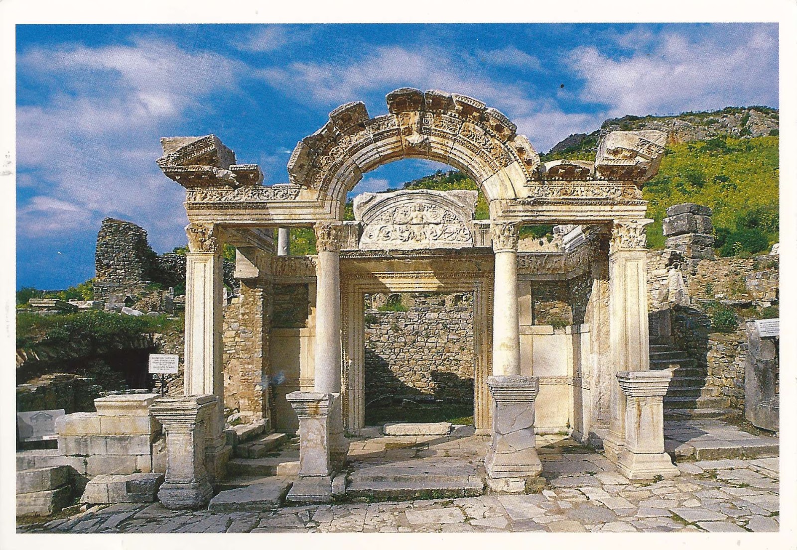 A Journey of Postcards: The Temple of Hadrian | Turkey