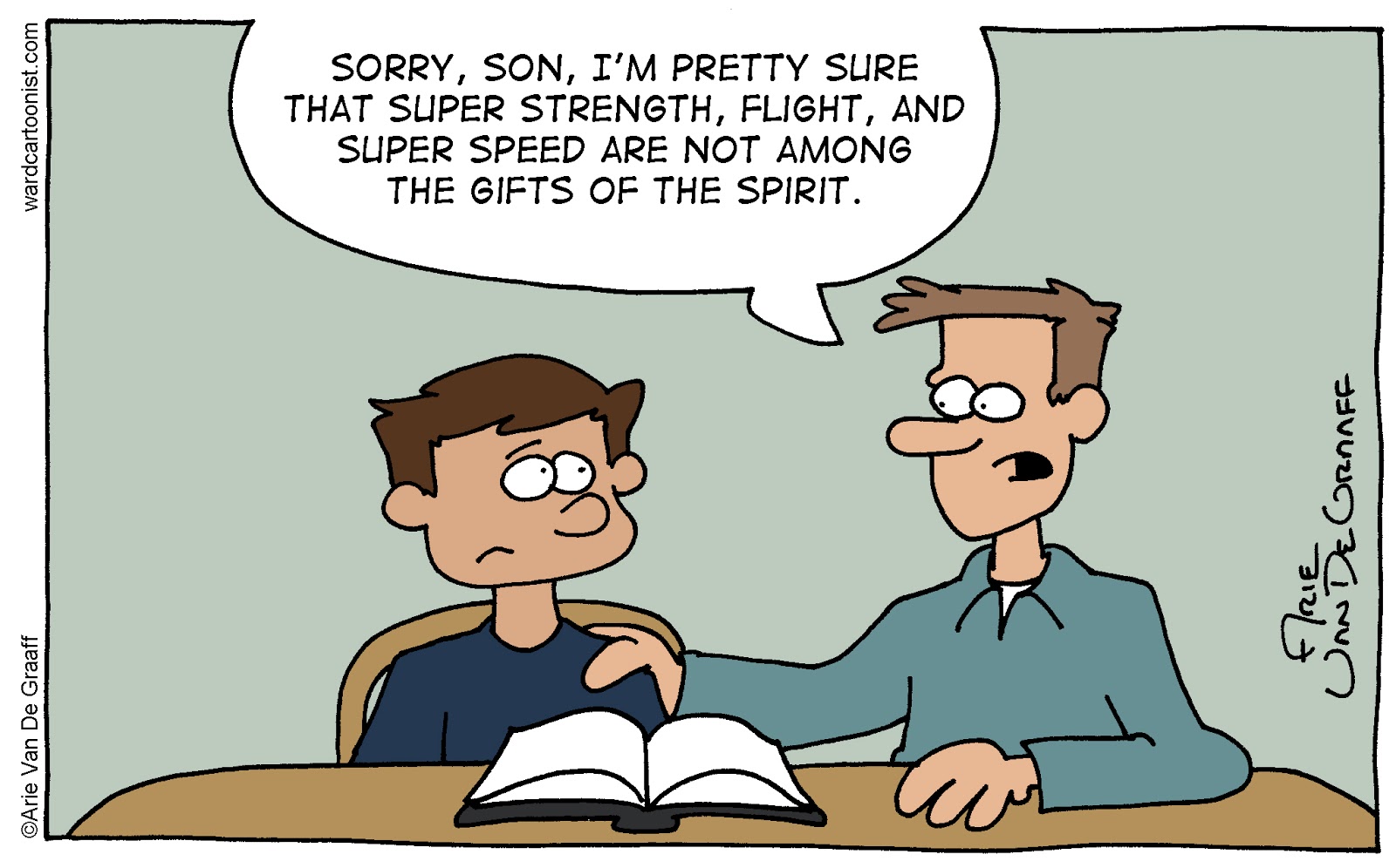 Ward Cartoonist: Superpowered Gifts of the Spirit