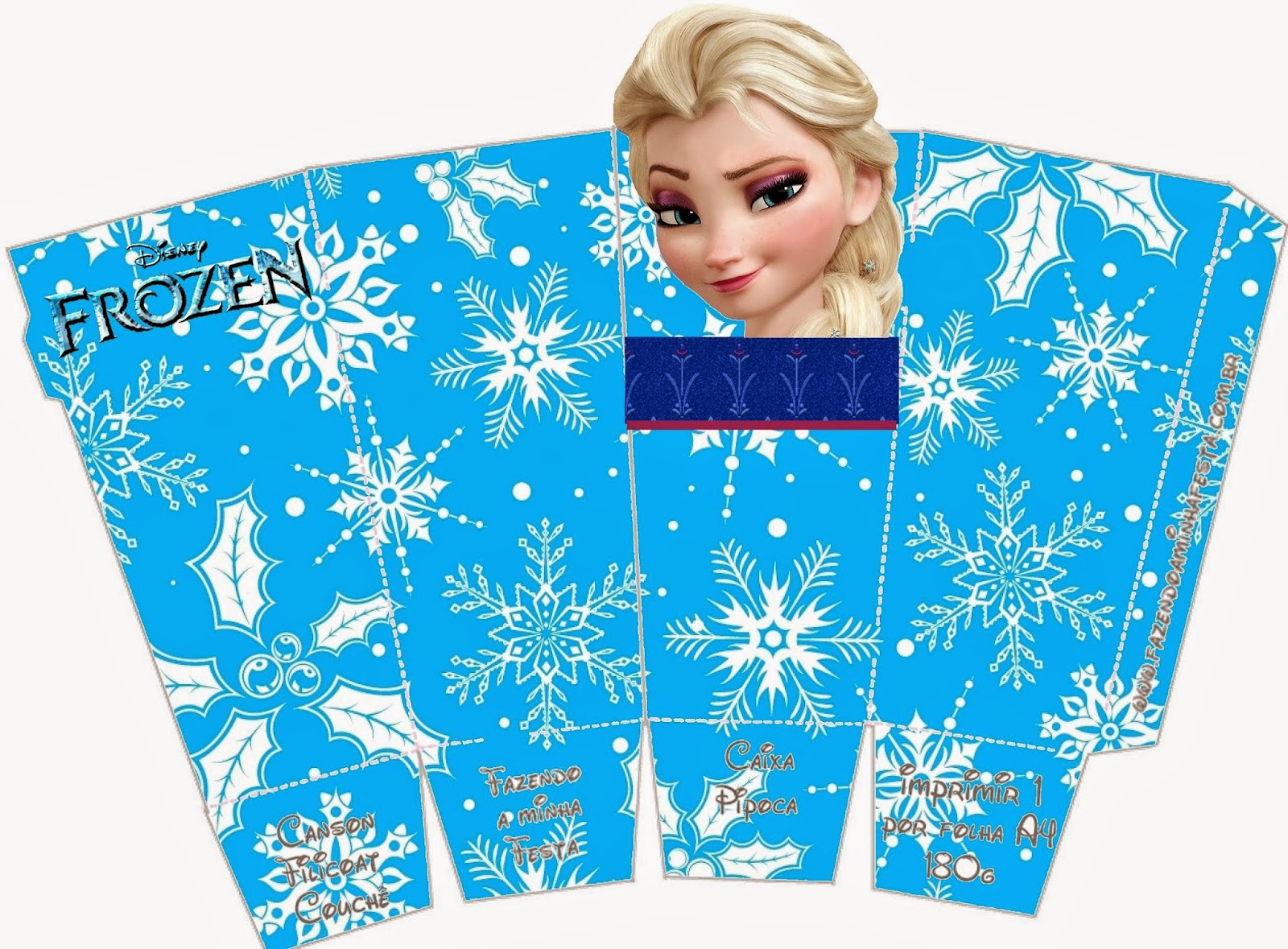 Frozen Free Printable PopCorn Boxes. - Oh My Fiesta! in english