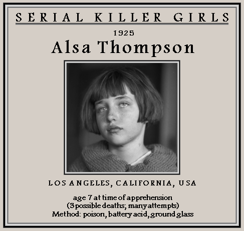 Unknown Gender History: Serial Killer Girls – A Collection of Portraits