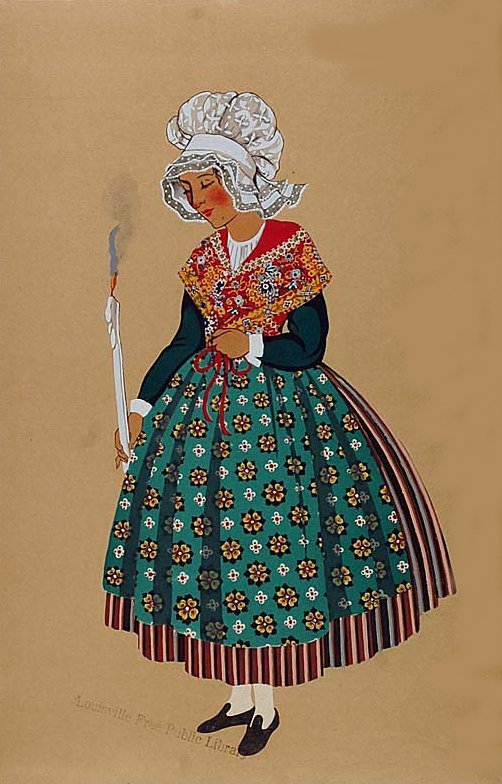 FolkCostume&Embroidery: Overview of the costumes of France, part 1. The ...