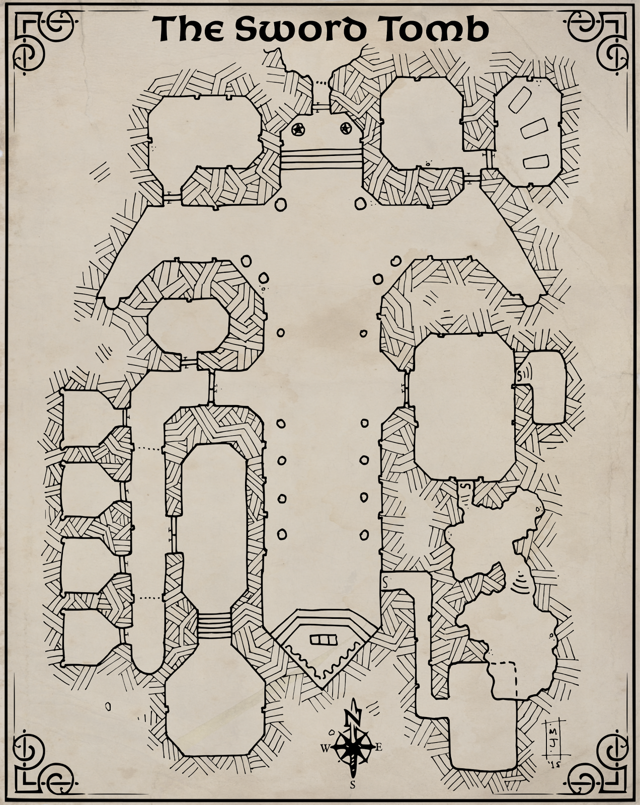 msjx: [map] The Sword Tomb - Sword & Wizardry Appreciation Day Map