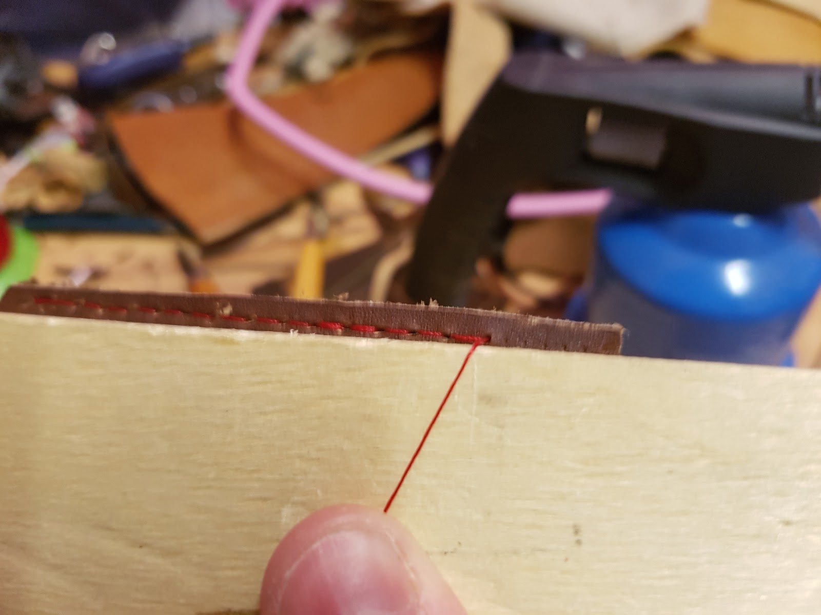 Jérémysterium: Fourreau de Couteau en Cuir