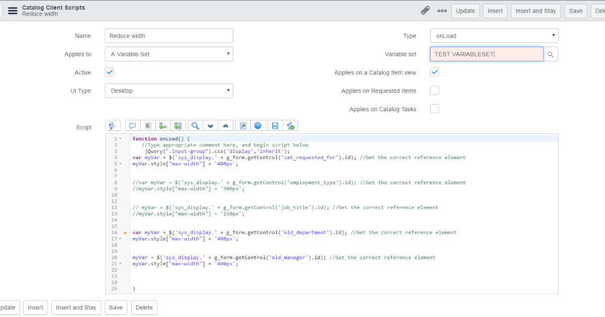Fortune Minds Service Now: How to Reduce a Catalog Item Variable width ...