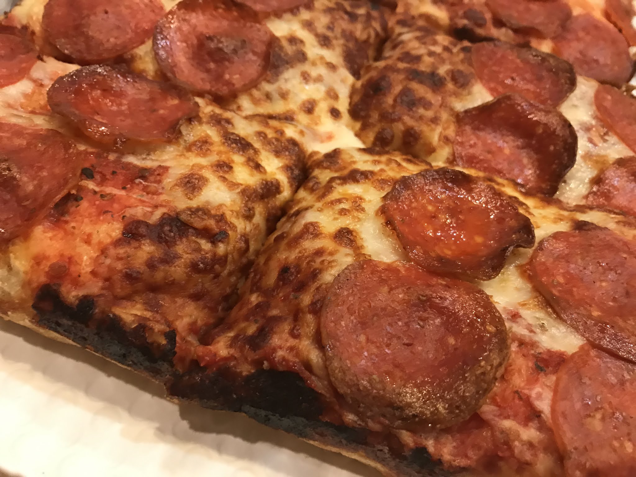 REVIEW: Little Caesars Premium Stuffed Crust DEEP! DEEP! Dish Pizza The ...
