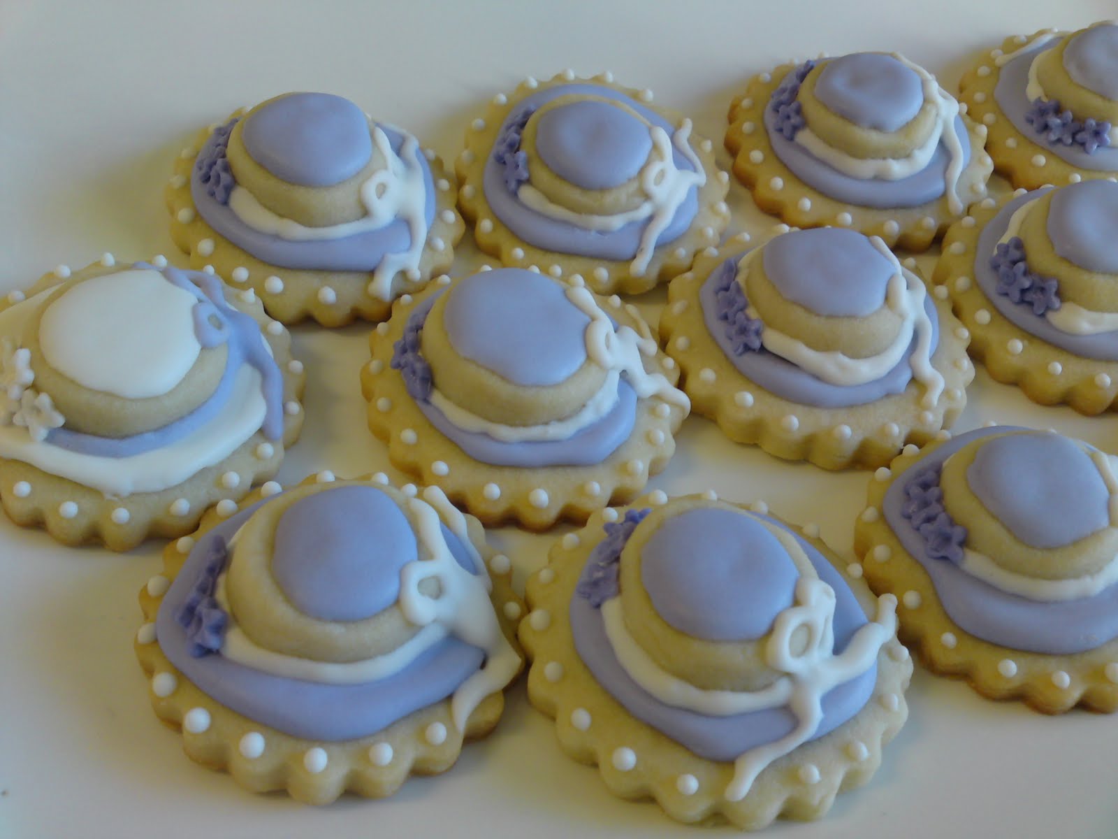 cupcake mate: bridal shower tea party cookies