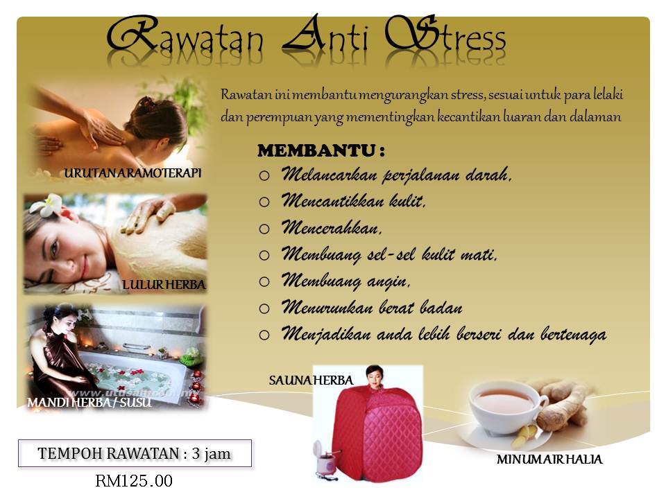 JALINAN QASEH: RAWATAN SPA : RAWATAN ANTI STRESS