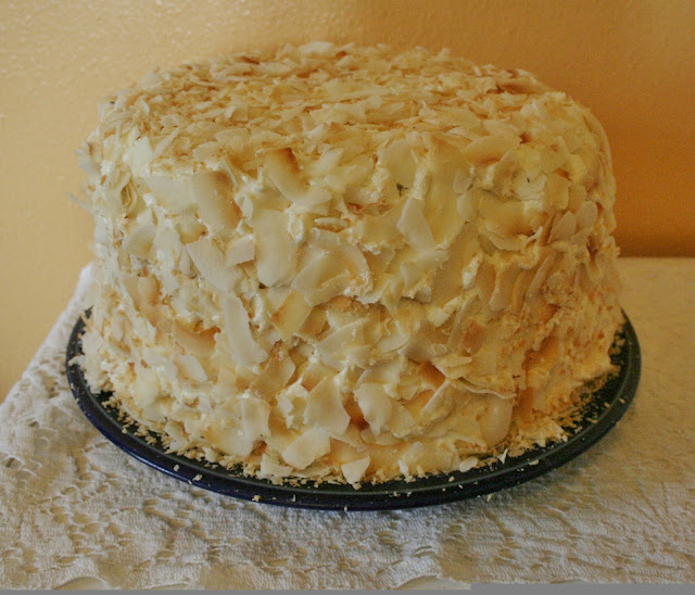 Breathe in and Bake: Coconut Southern Comfort Layer Cake