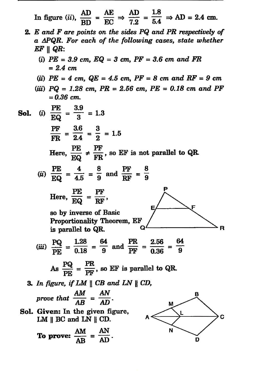Triangles class 10 math - Studypur