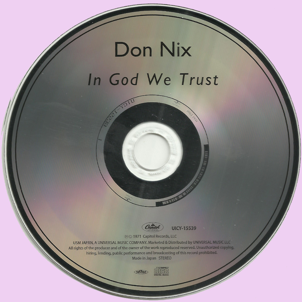 Rockasteria: Don Nix - In God We Trust (1971 us, spiritual blues rock ...